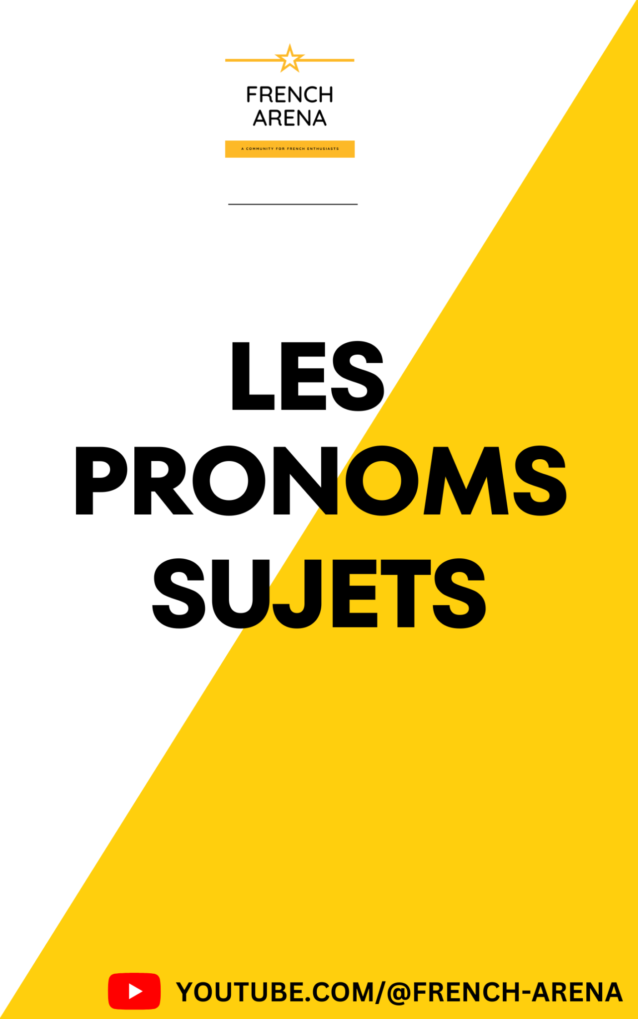 French Subject Pronouns - French Arena