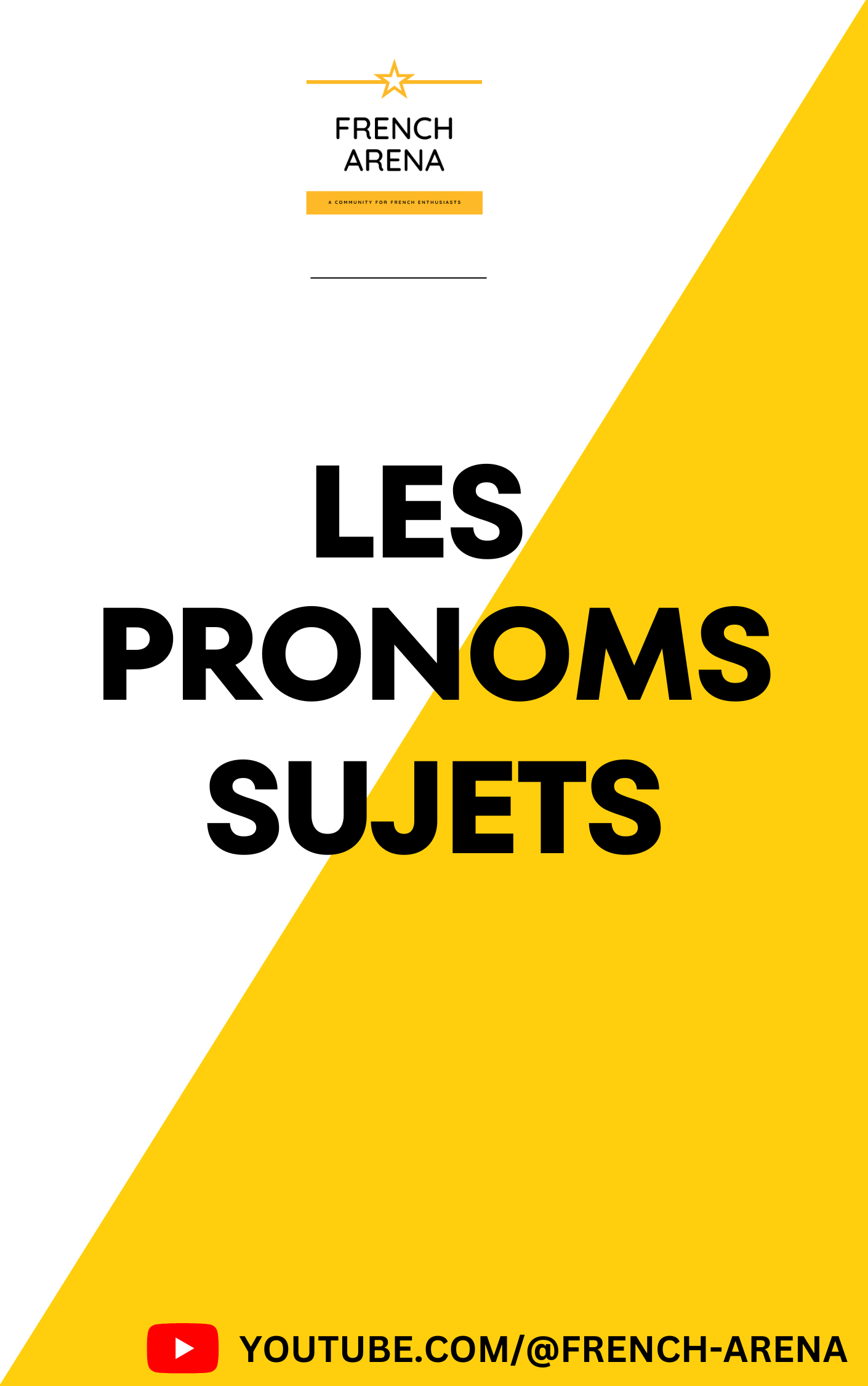 French Subject Pronouns - French Arena