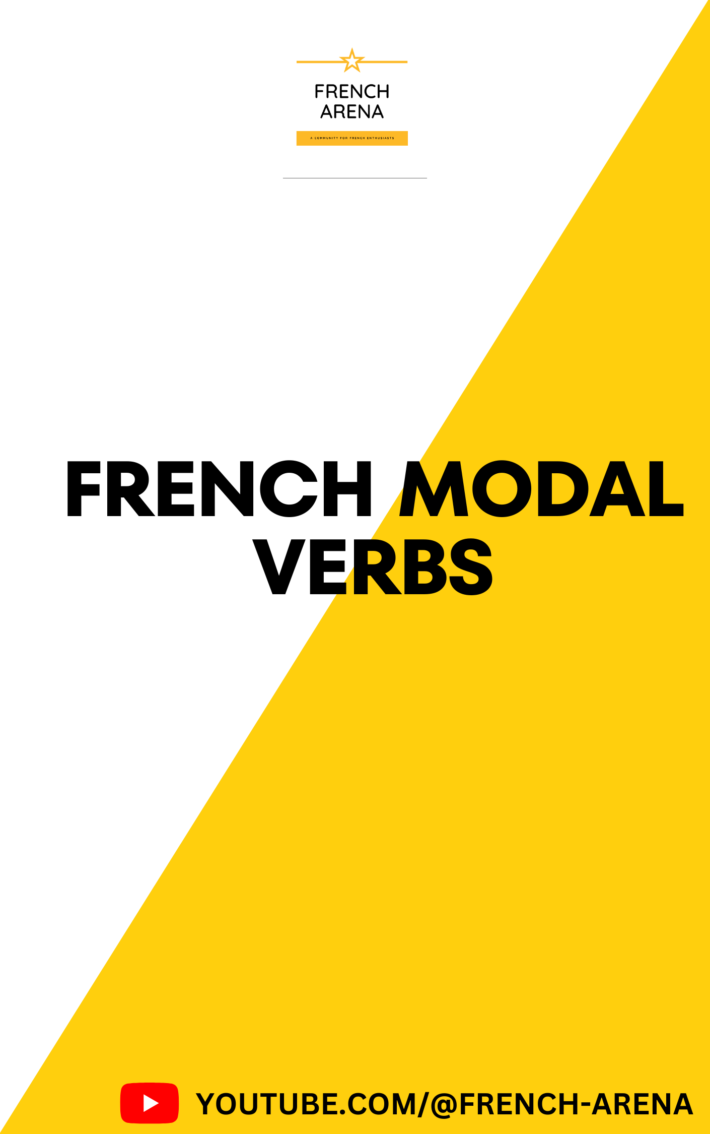 French Modal Verbs - French Arena